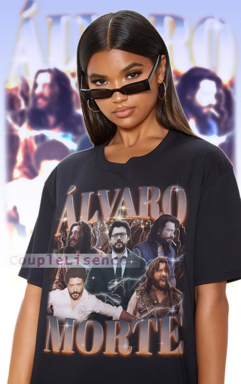 Actor Ã LVARO MORTE Vintage | Ã lvaro Morte Homage Fan Tees | Ã lvaro Morte Homage Retro | Ã ...