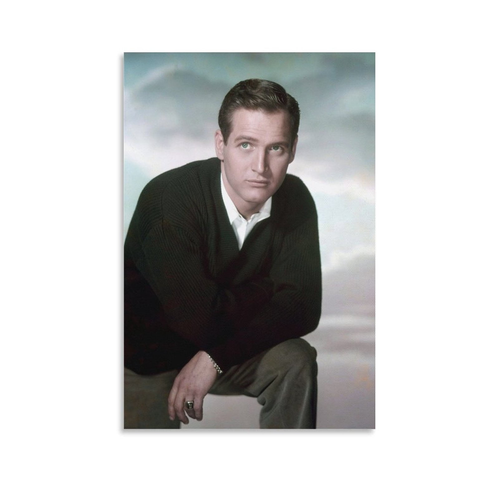Actor Paul Newman Famous Young Poster Home Decor Poster Wall Art ...