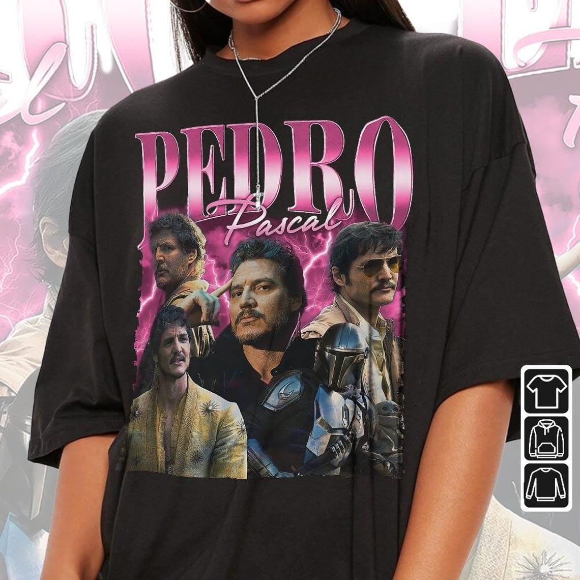 Actor Pedro Pascal Movie T-Shirt, Pedro Pascal Narcos, Pedro Pascal ...