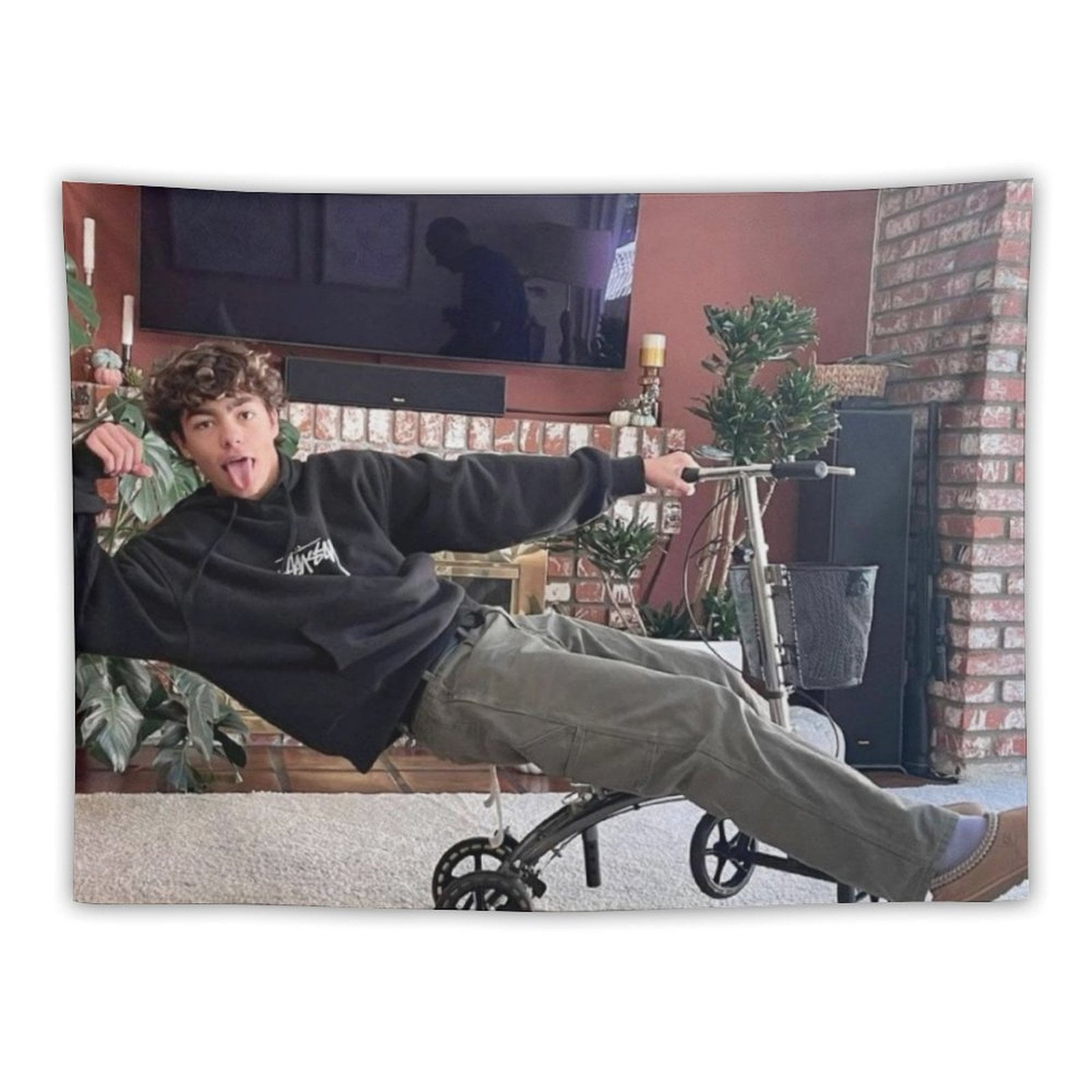 Actor Poster Malachi Celebrity Tapestry Barton Flag for Living Room ...