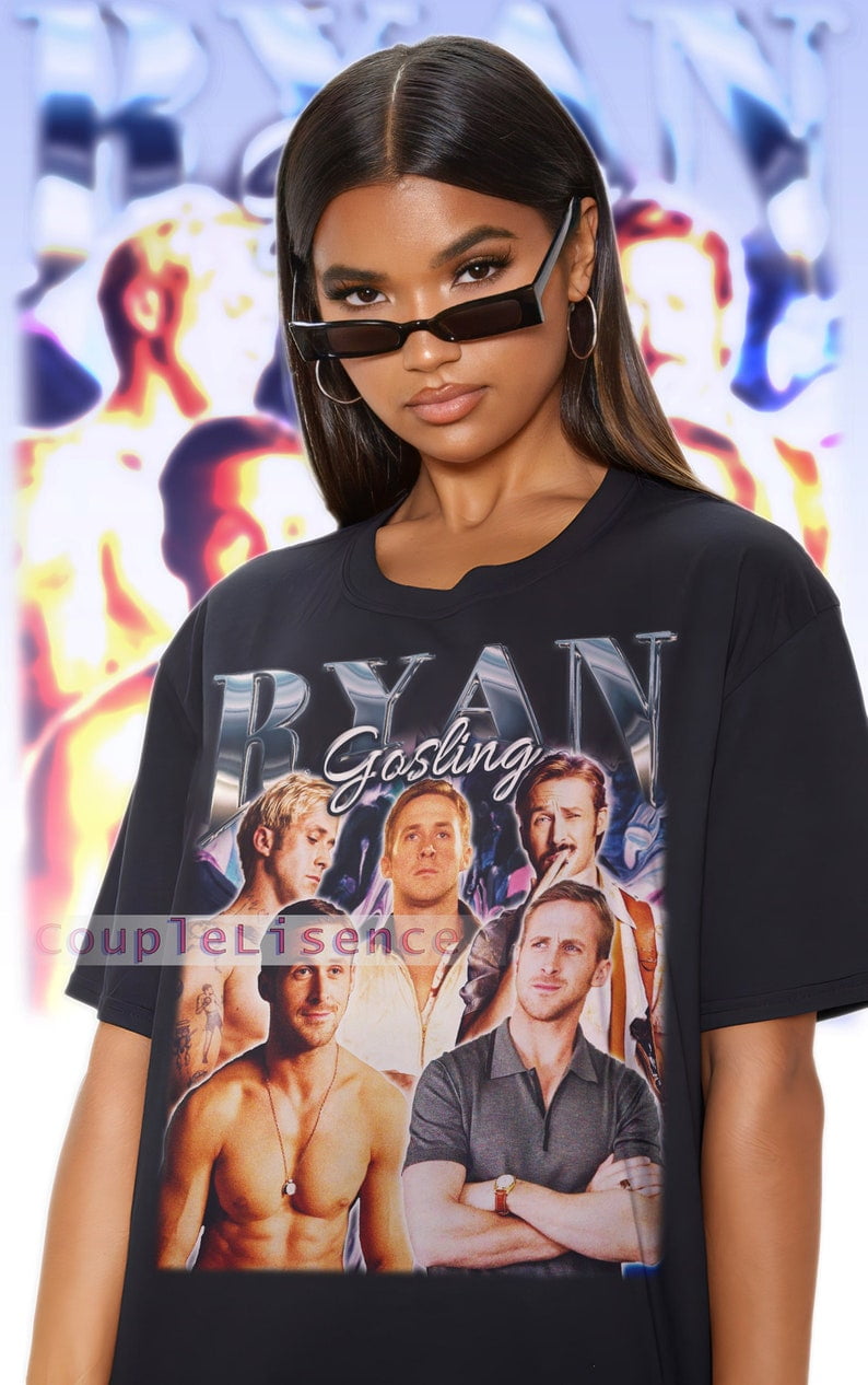 Actor RYAN GOSLING Shirt | Ryan gosling Homage Fan Tees | Ryan gosling ...