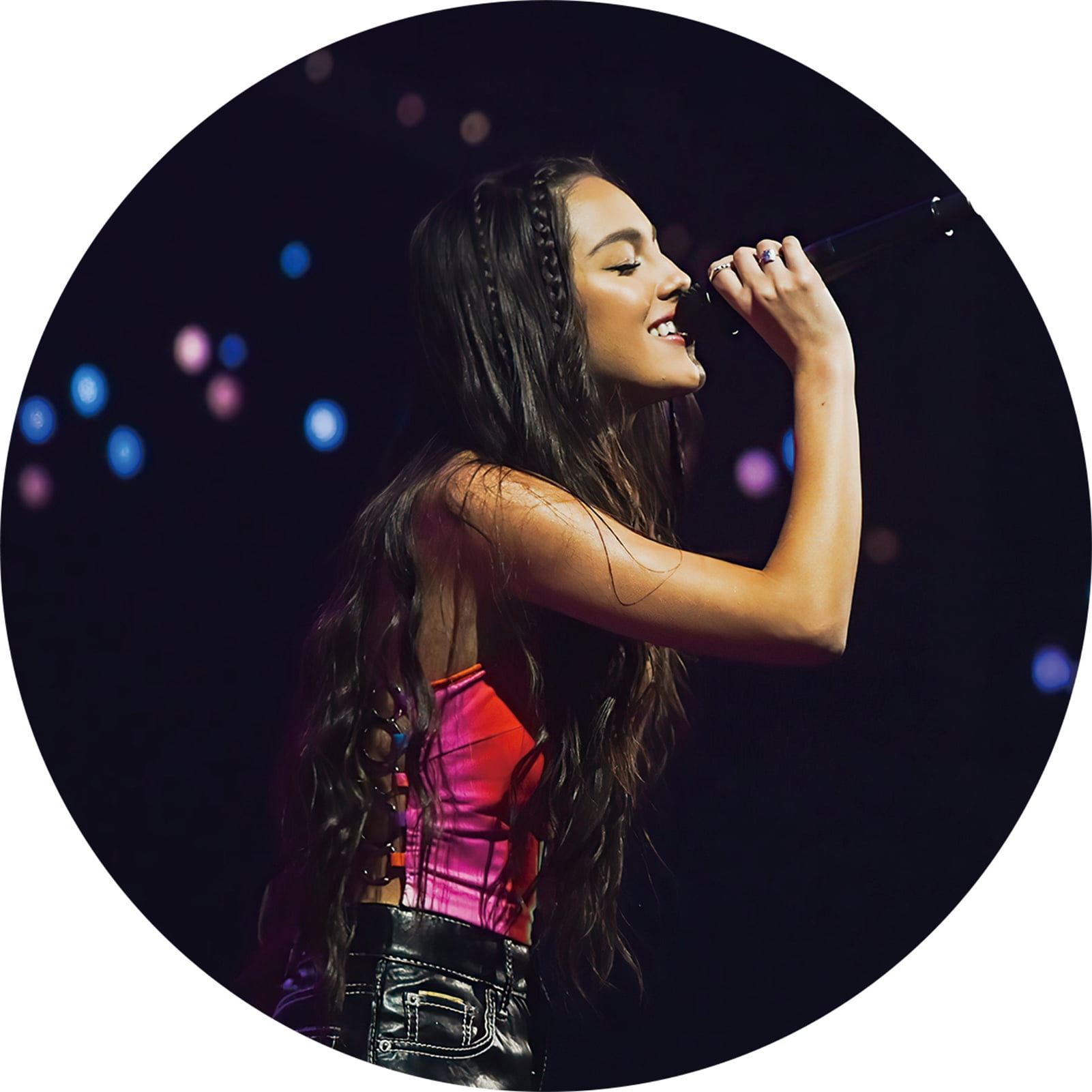 Actor Stickers Clear Patterns Bright Colors Self Adhesive Round Actor ...