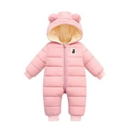 Youmylove Outerwear Romper Coat Warm Baby Jacket Snowsuit Girls Hooded Jumpsuit Girls Coat ...