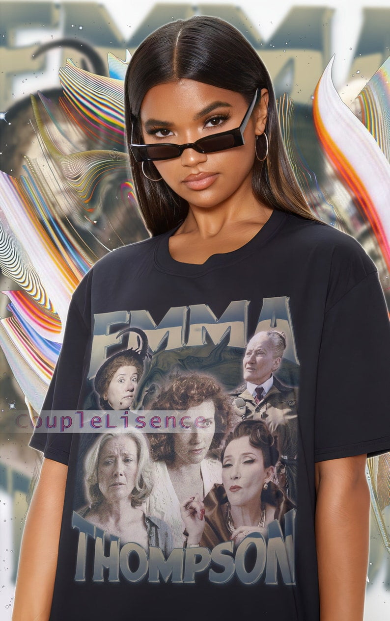 Actress Film EMMA THOMPSON Vintage Shirt | Emma Thompson Homage Retro | Emma Thompson Tees ...