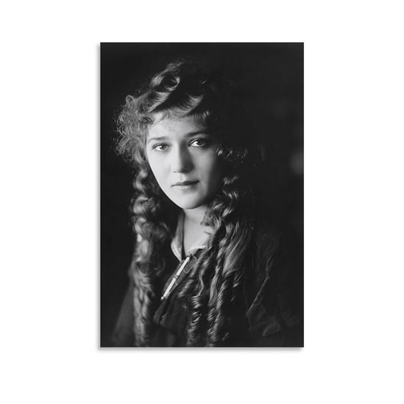 Actress Mary Pickford Hollywood Slient Film Star Print Poster (13 ...