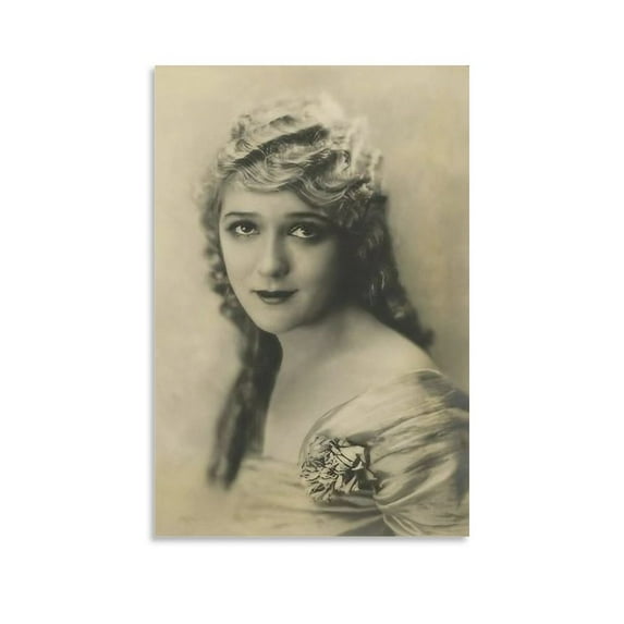 Actress Mary Pickford Hollywood Slient Film Star Print Poster (23 ...