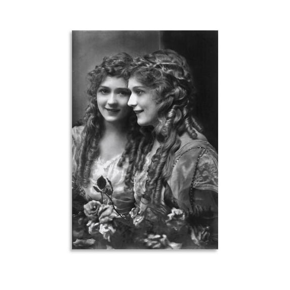 Actress Mary Pickford Hollywood Slient Film Star Print Poster (8) Wall ...