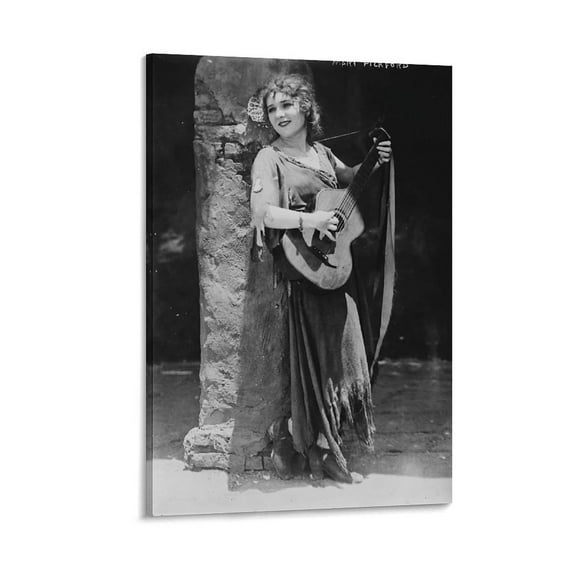 Actress Mary Pickford Hollywood Slient Film Star Print Poster (9 ...