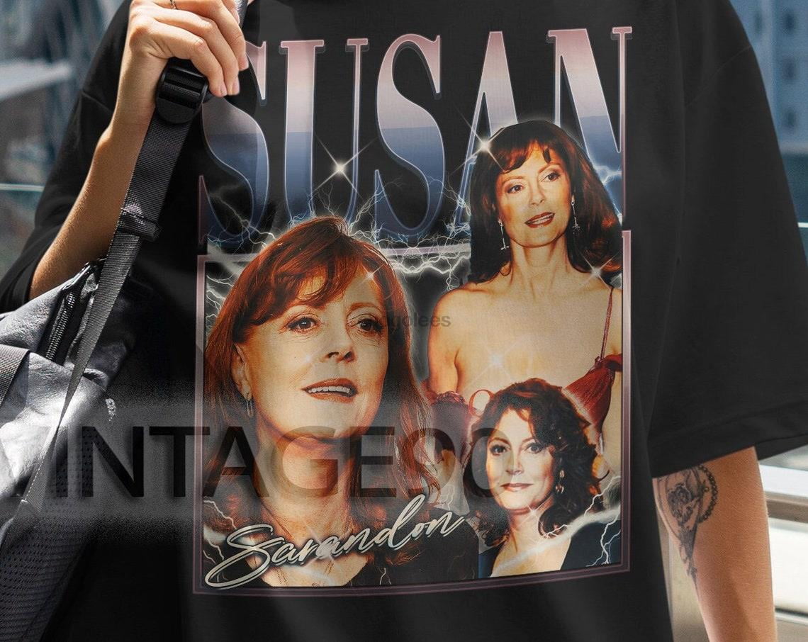 Actress SUSAN SARANDON Vintage Shirt Susan Sarandon Homage Actor Susan ...