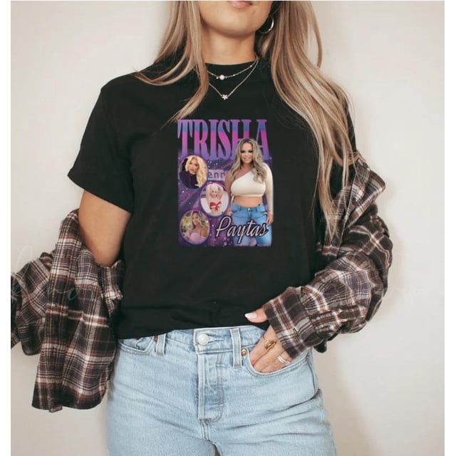Actress Trisha Paytas Vintage Internet Star Homage Retro Fans T-Shirt ...