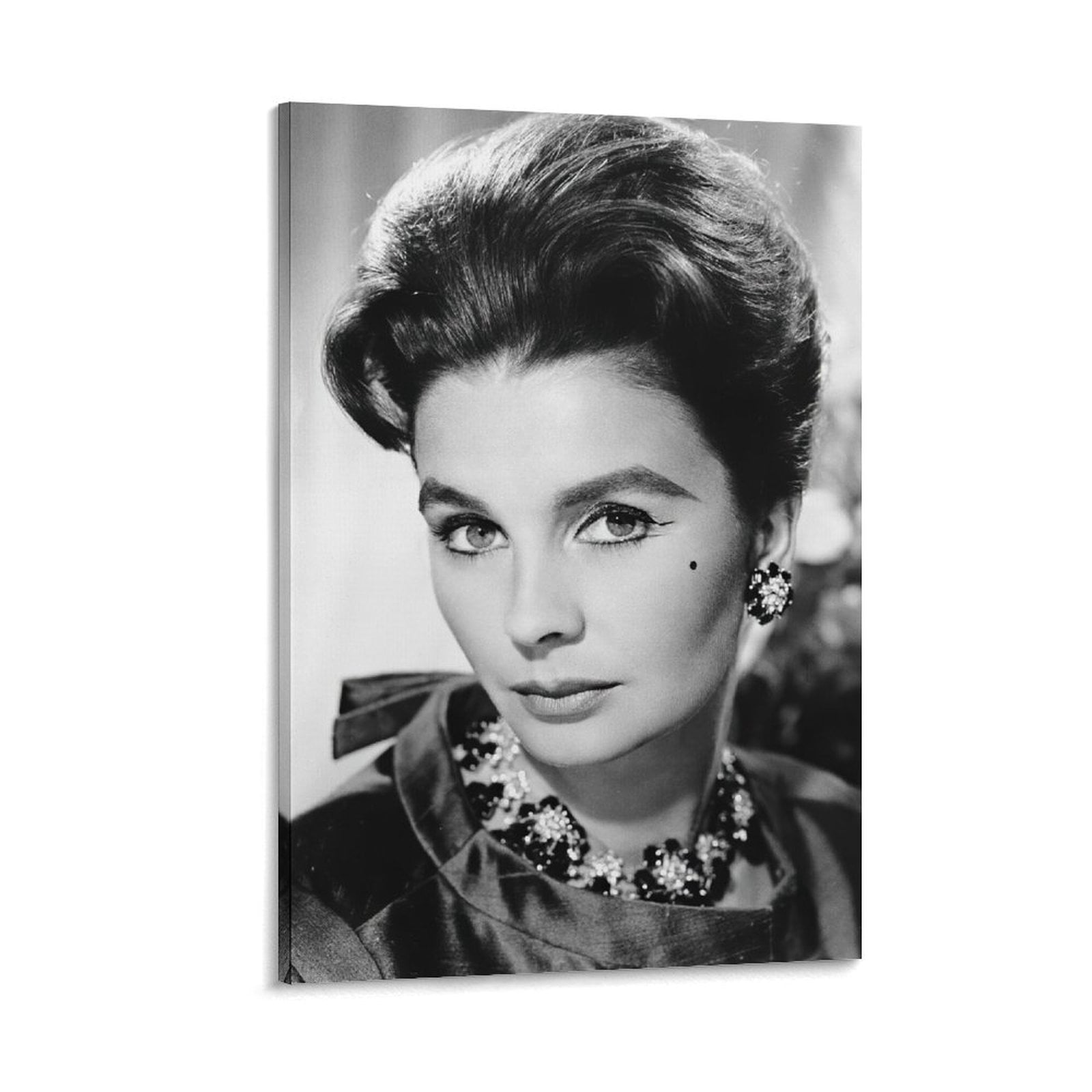 Actresses Jean Simmons Black And White Poster Canvas Poster Wall Art ...