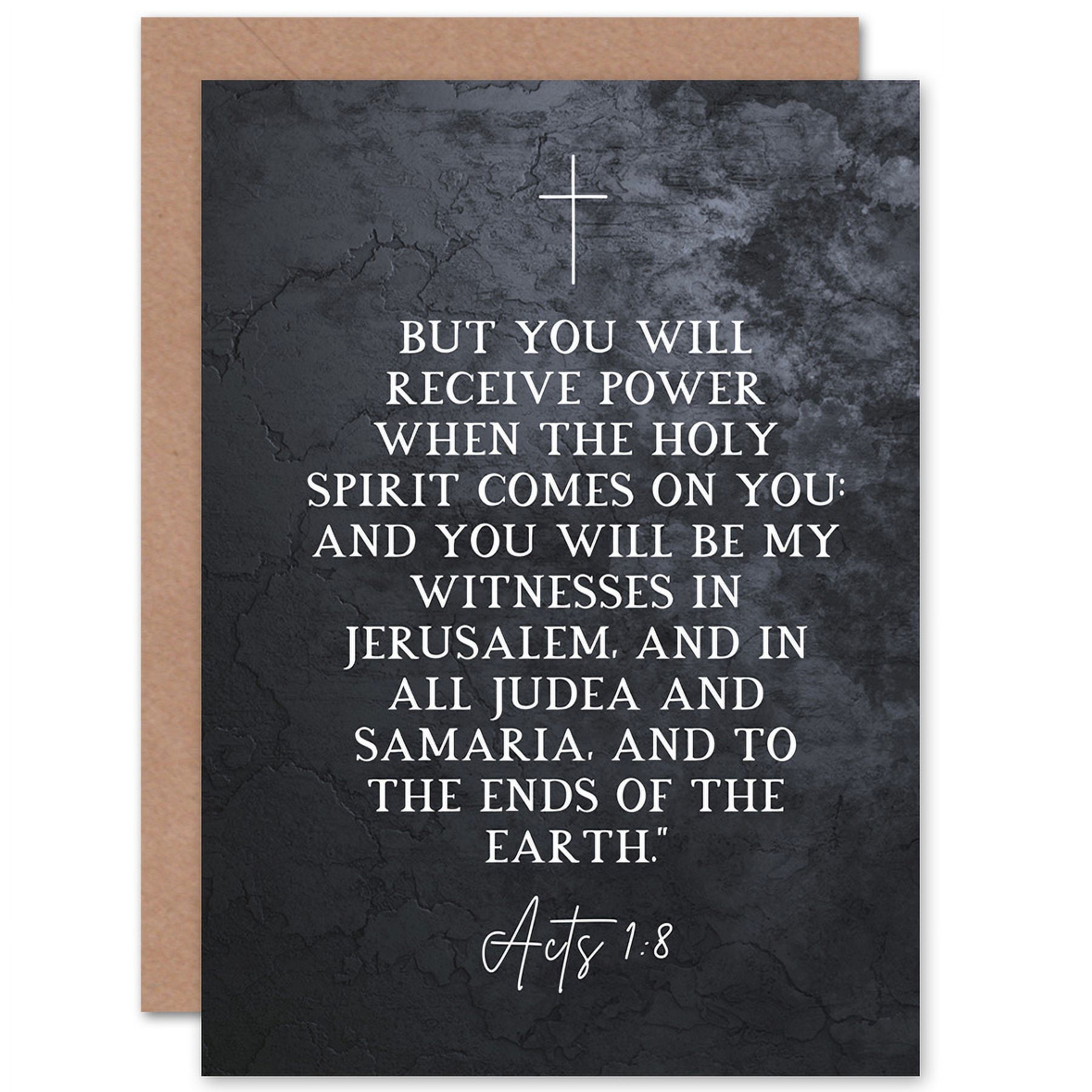 Acts 1:8 You Will be My Witness Christian Bible Verse Quote Scripture ...