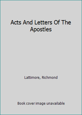 Pre-Owned Acts And Letters Of The Apostles Paperback - Walmart.com