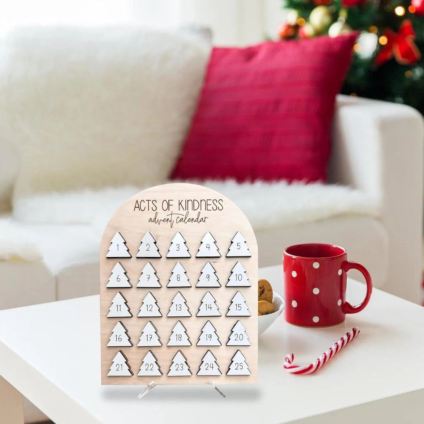 Acts of Kindness Advent Calendar 2025 – Wooden Christmas Countdown ...