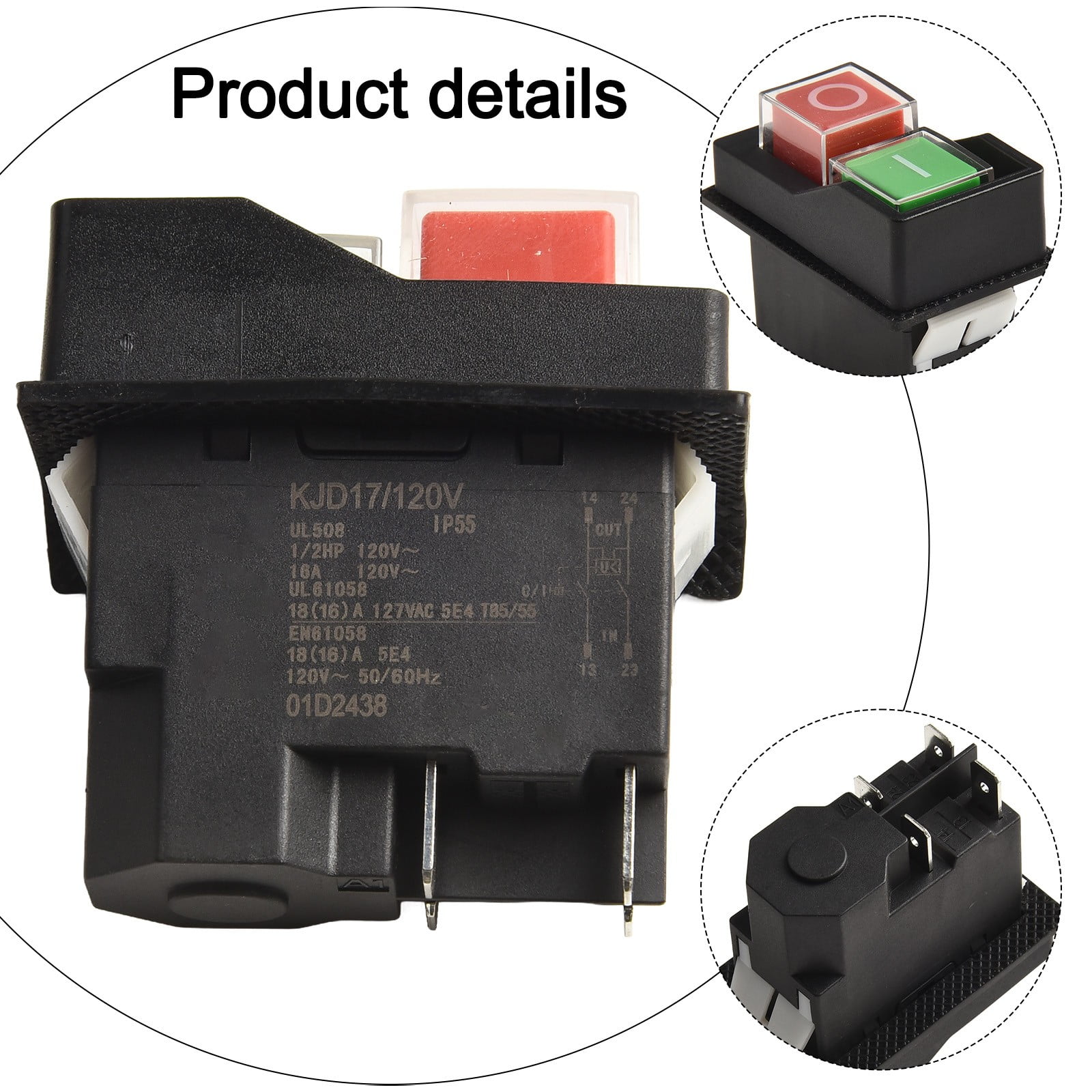 Actual Safety Switch KJD Machine Switch Slicer Switch Garden Machinery ...