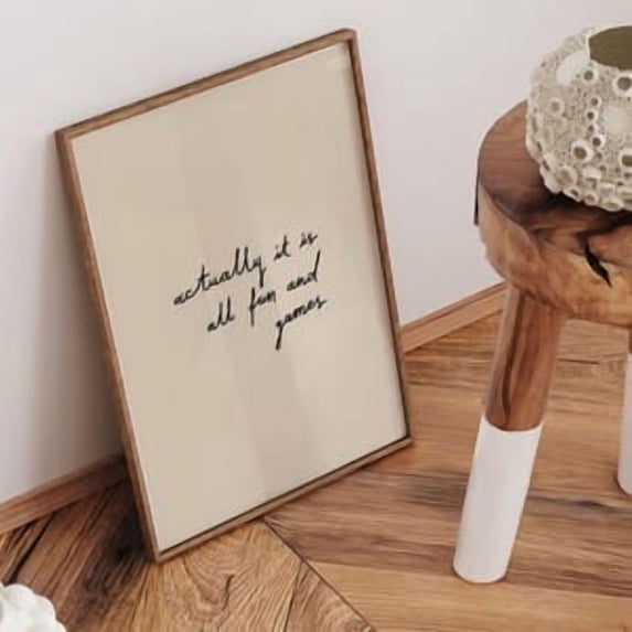 Actually It Is All Fun And Games Poster, Poster Home Decor , Poster ...