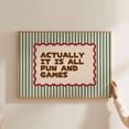 Actually It Is All Fun Poster, Poster Home Decor , Poster Print Only ...