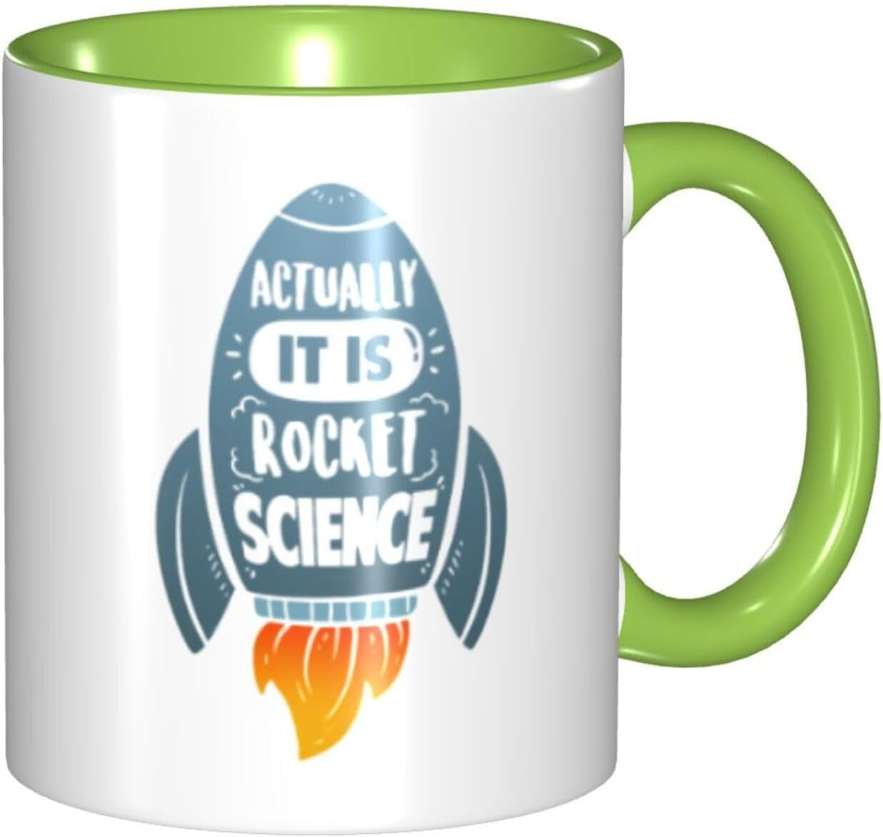 Actually It Is Rocket Science Spacecraft Ship Print Coffee Tea Mug Cup ...