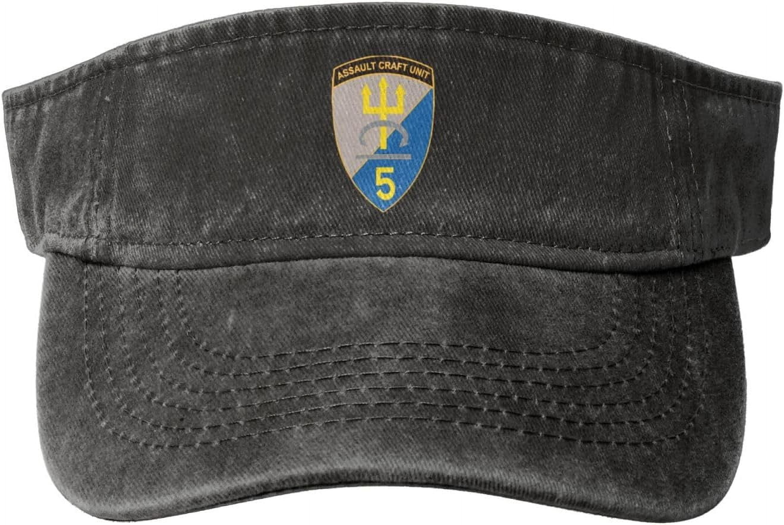 Acu-5 Assault Craft Unit Five Sport Sun Visor Hats Adjustable Empty Top ...