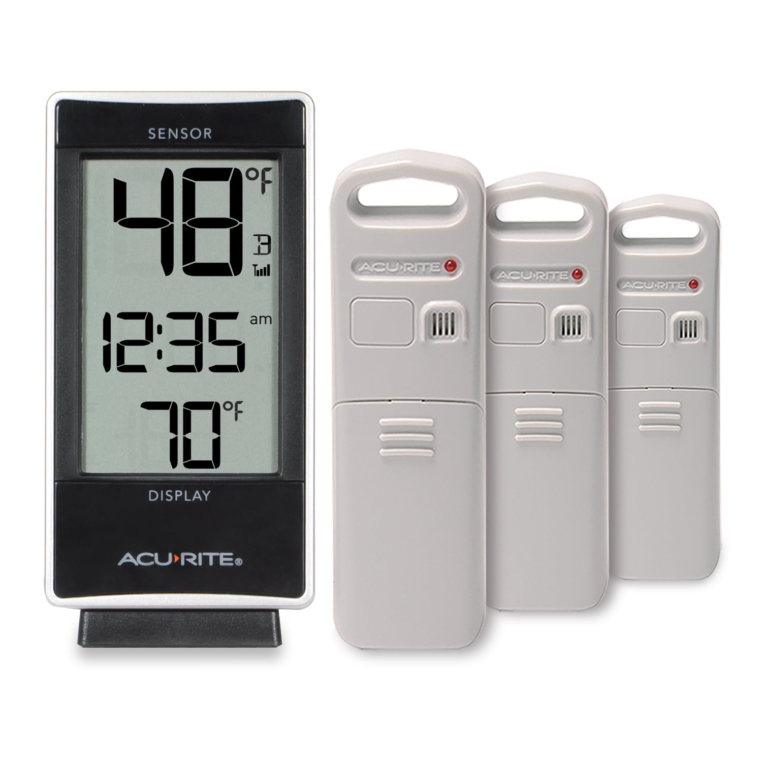 AcuRite 01090M Multi-Sensor Thermometer with 3 Indoor/Outdoor ...