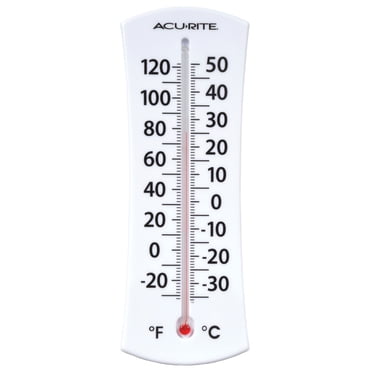 Indoor/Outdoor Thermometer 6-3/4" x 2-1/4", Each - Walmart Business ...