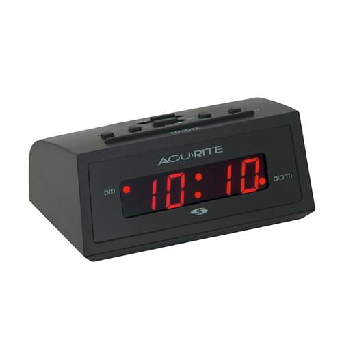 AcuRite Challenger Electric Alarm Clock BLACK, Each - Walmart.com