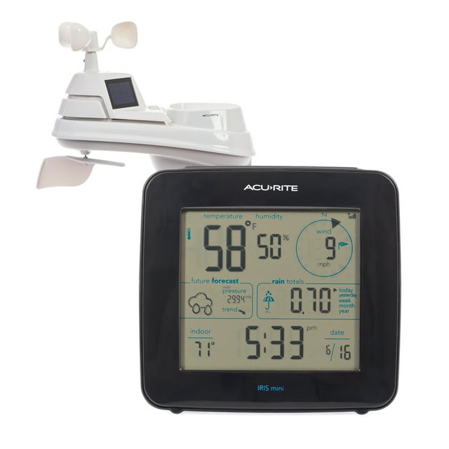 AcuRite Iris® Weather Station with Mini Wireless Display for ...