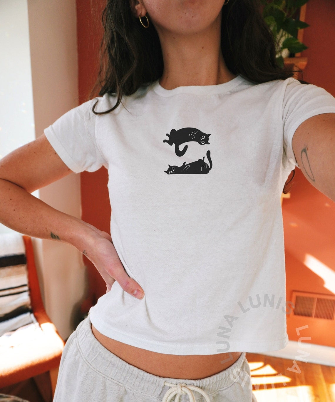 Acubi Y2K Baby Tee yk2 Dark Coquette Clothes Gen z shirt, Downtown Girl ...