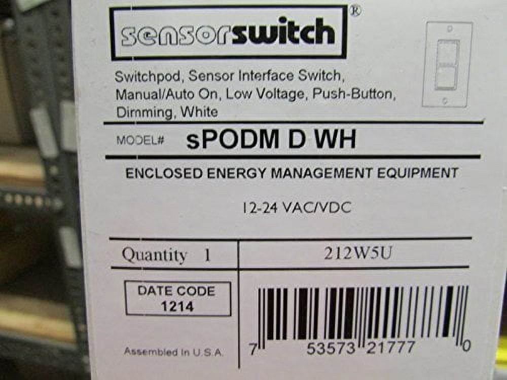 Acuity SensorSwitch - sPODM D WH - Walmart.com