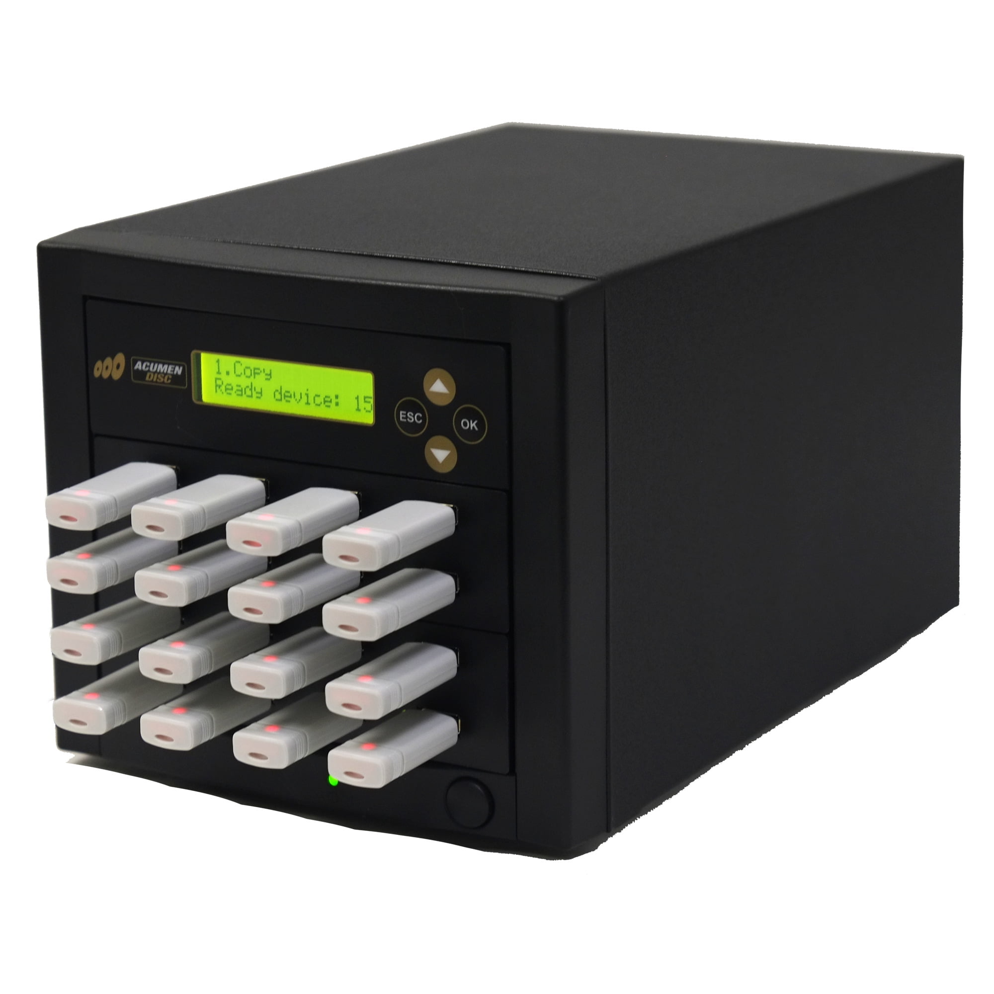 Acumen Disc 1 to 15 USB Drive Duplicator - Multiple Flash Memory Copier ...