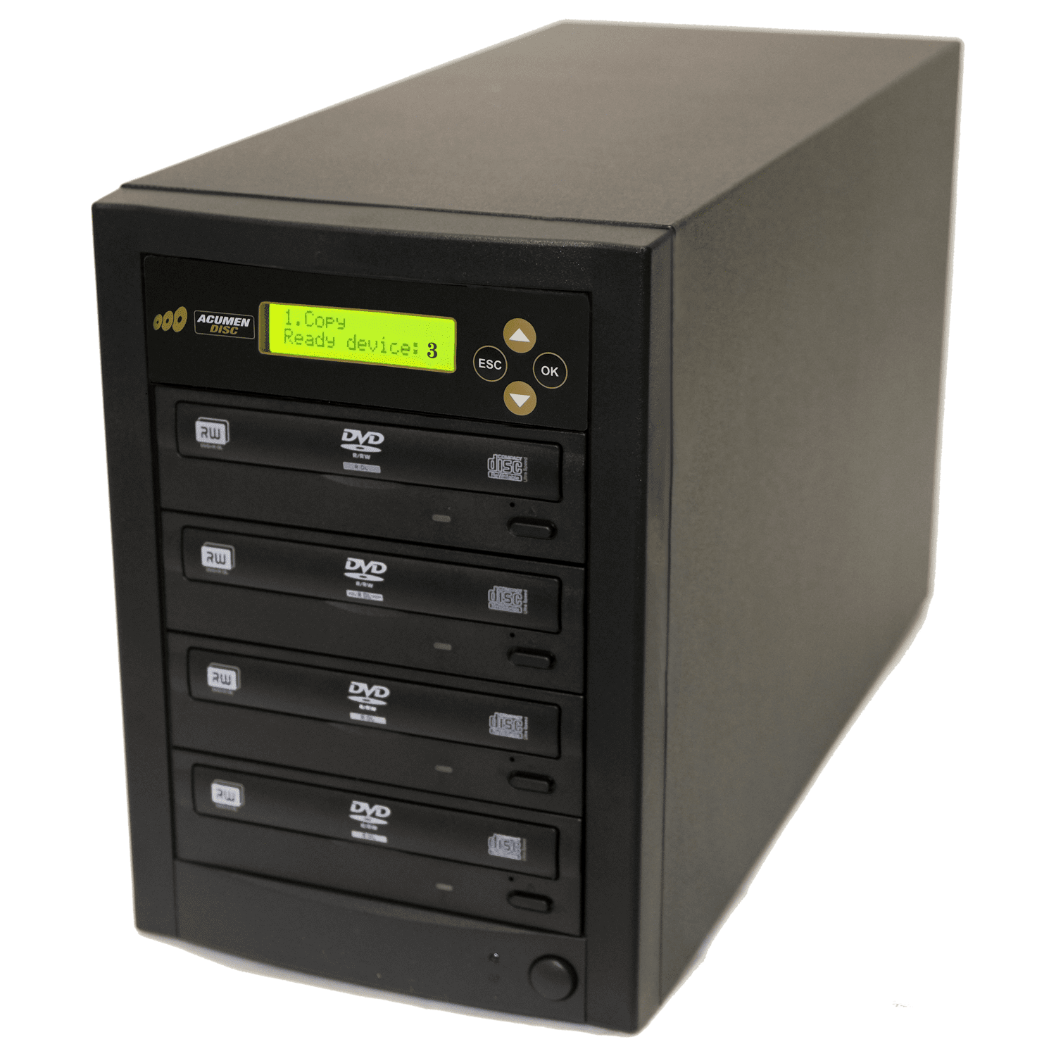 Acumen Disc 1 to 3 Targets Dual Layer 24X Burner DVD CD Copier ...