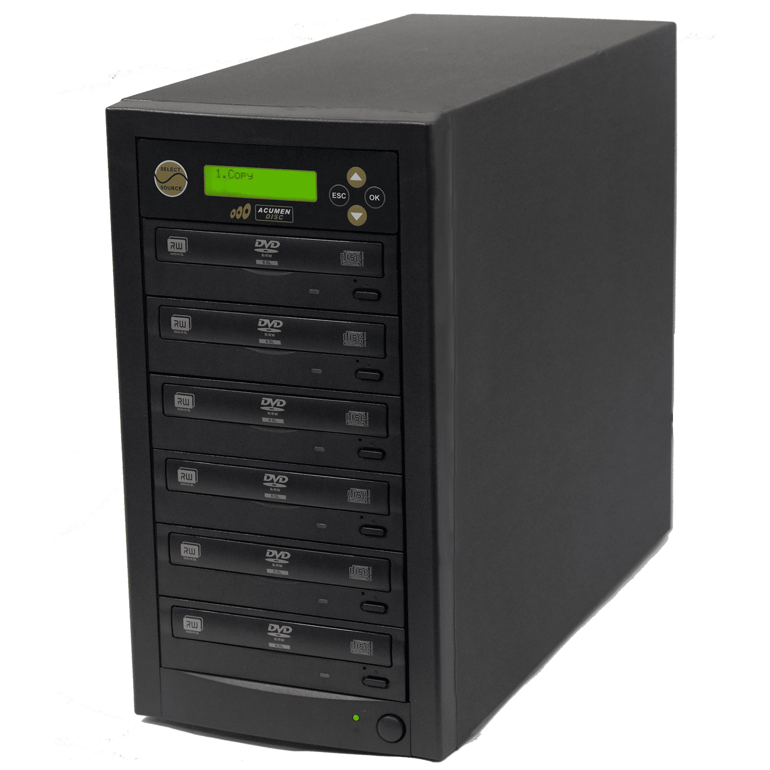 Acumen Disc 1 to 5 Targets Dual Layer 24X Burner DVD CD Copier ...