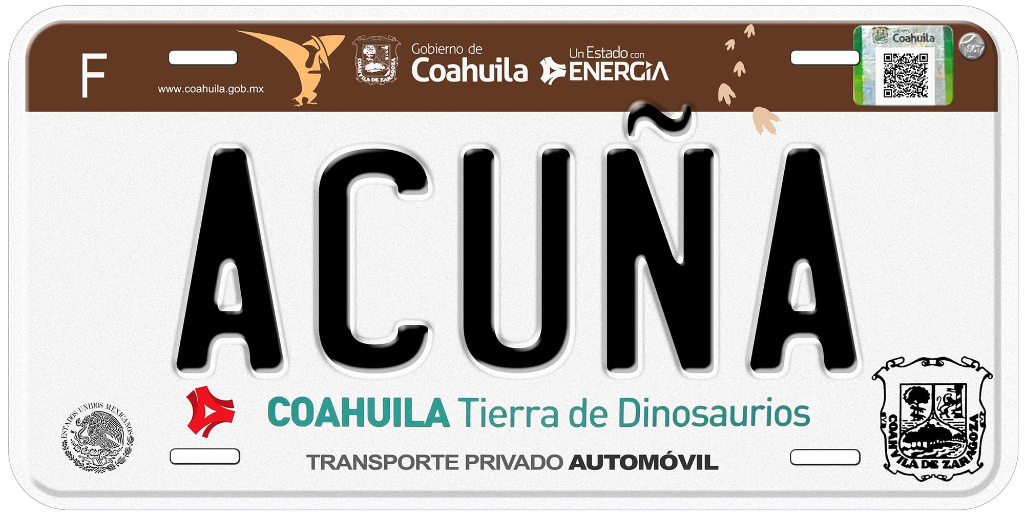 Acuna Coahuila Mexico Novelty Car License Plate - Walmart.com