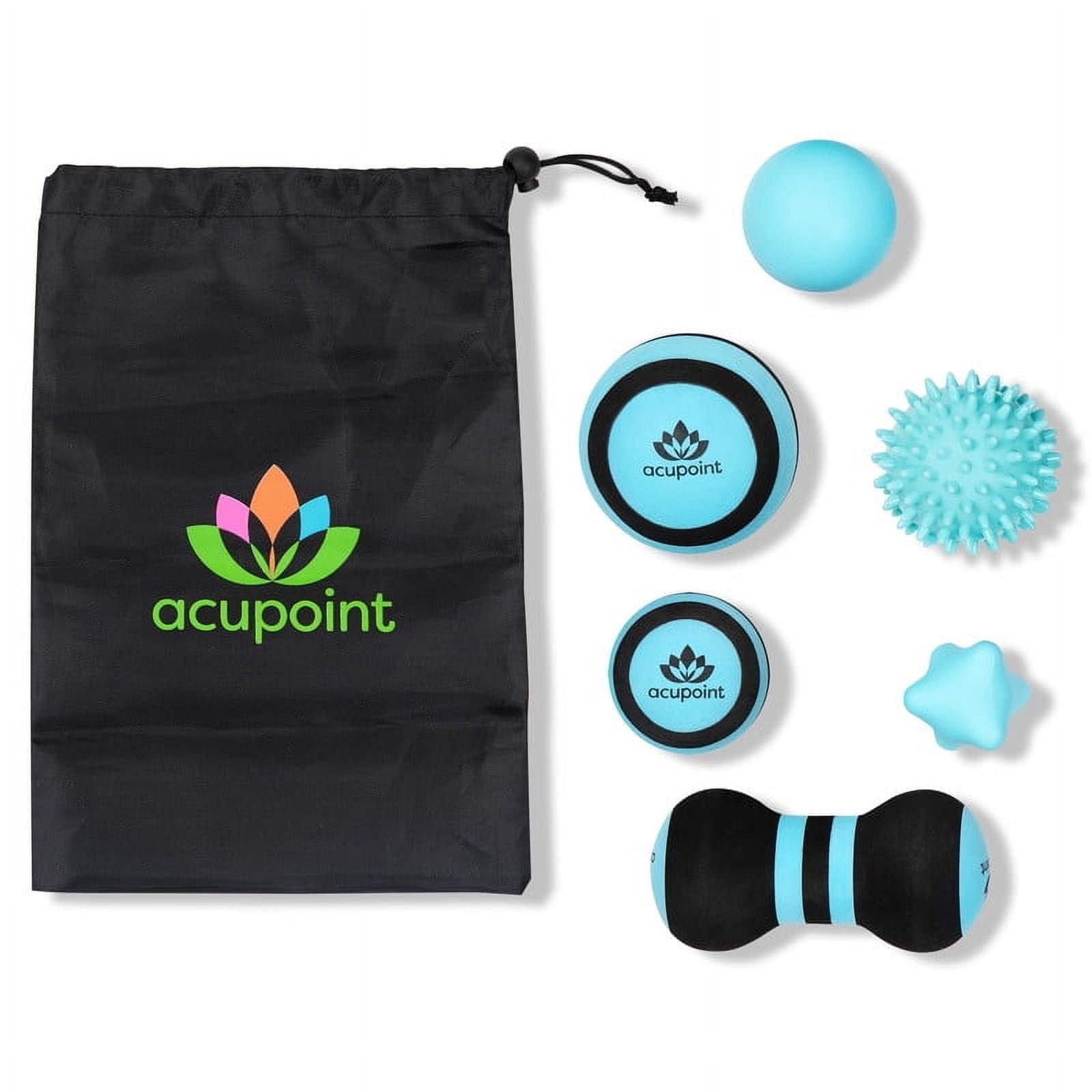 Acupoint Massage Ball for Deep Tissue Trigger with 6 Physical Therapy ...