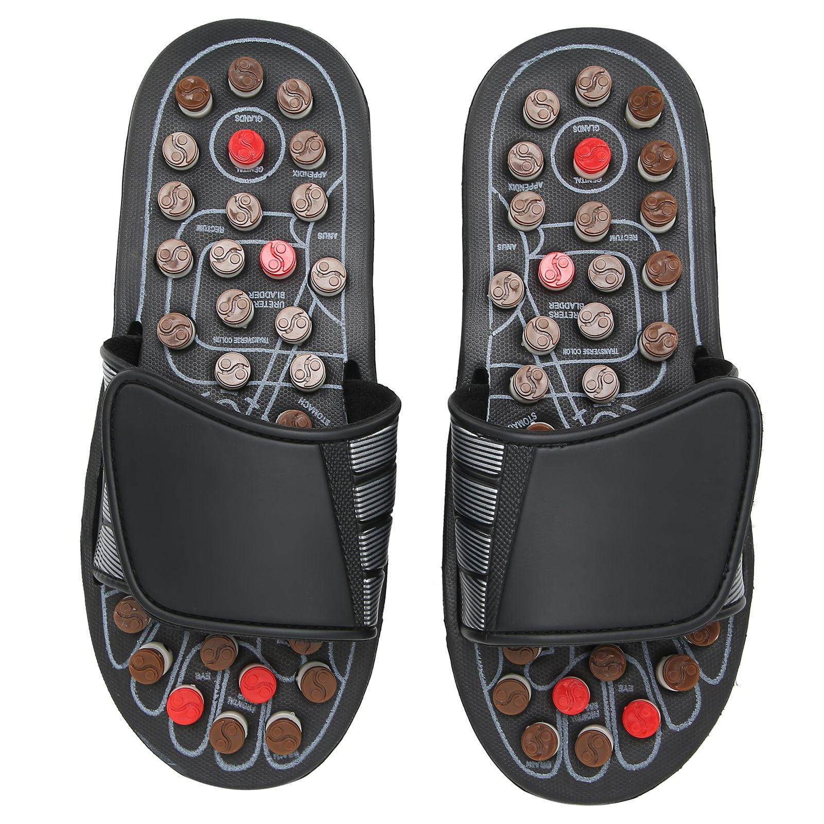 Acupoint Stimulation Slippers, Anti-Slip Foot Massage Slipper ...