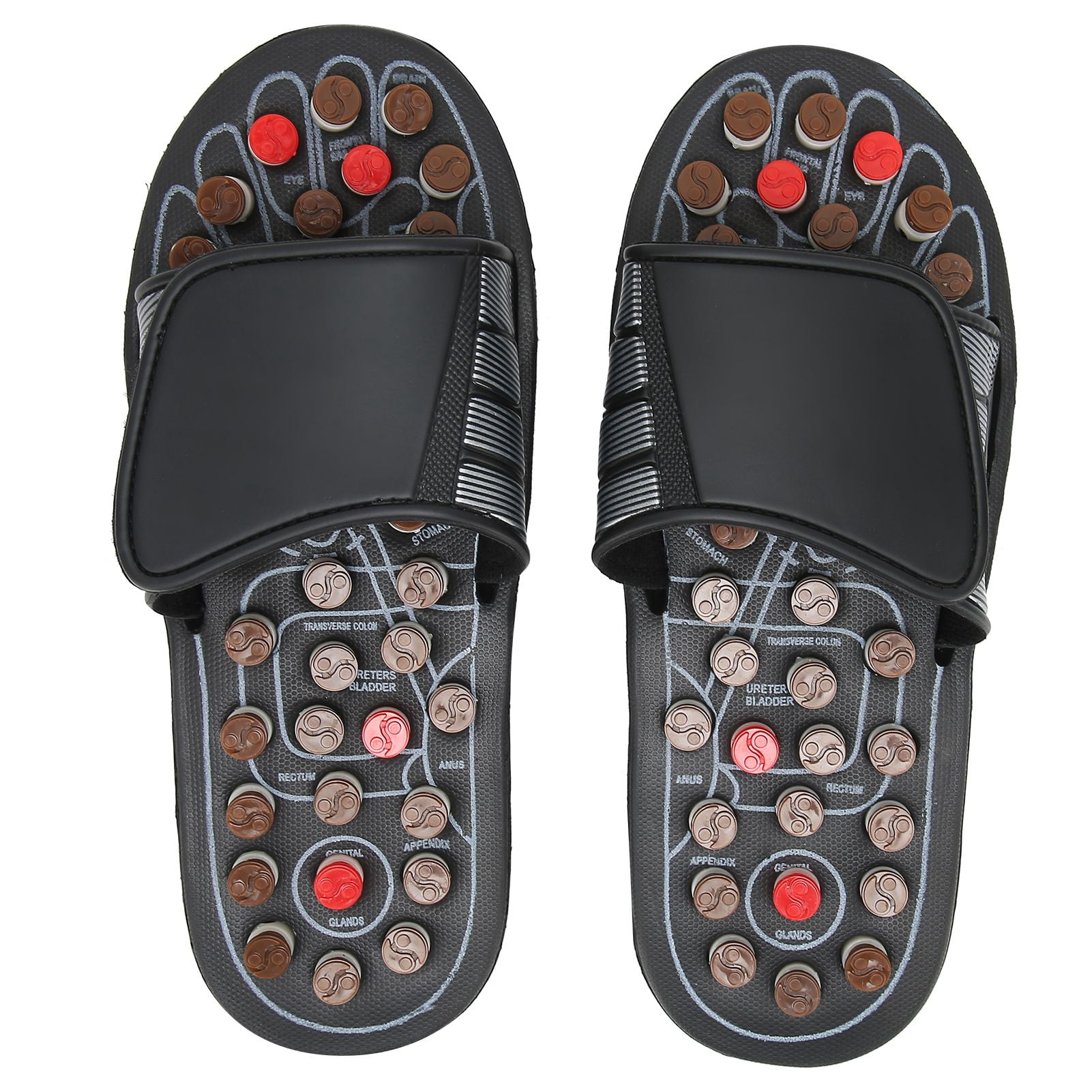 Acupoint Stimulation Slippers, Anti-Slip Foot Massage Slipper ...