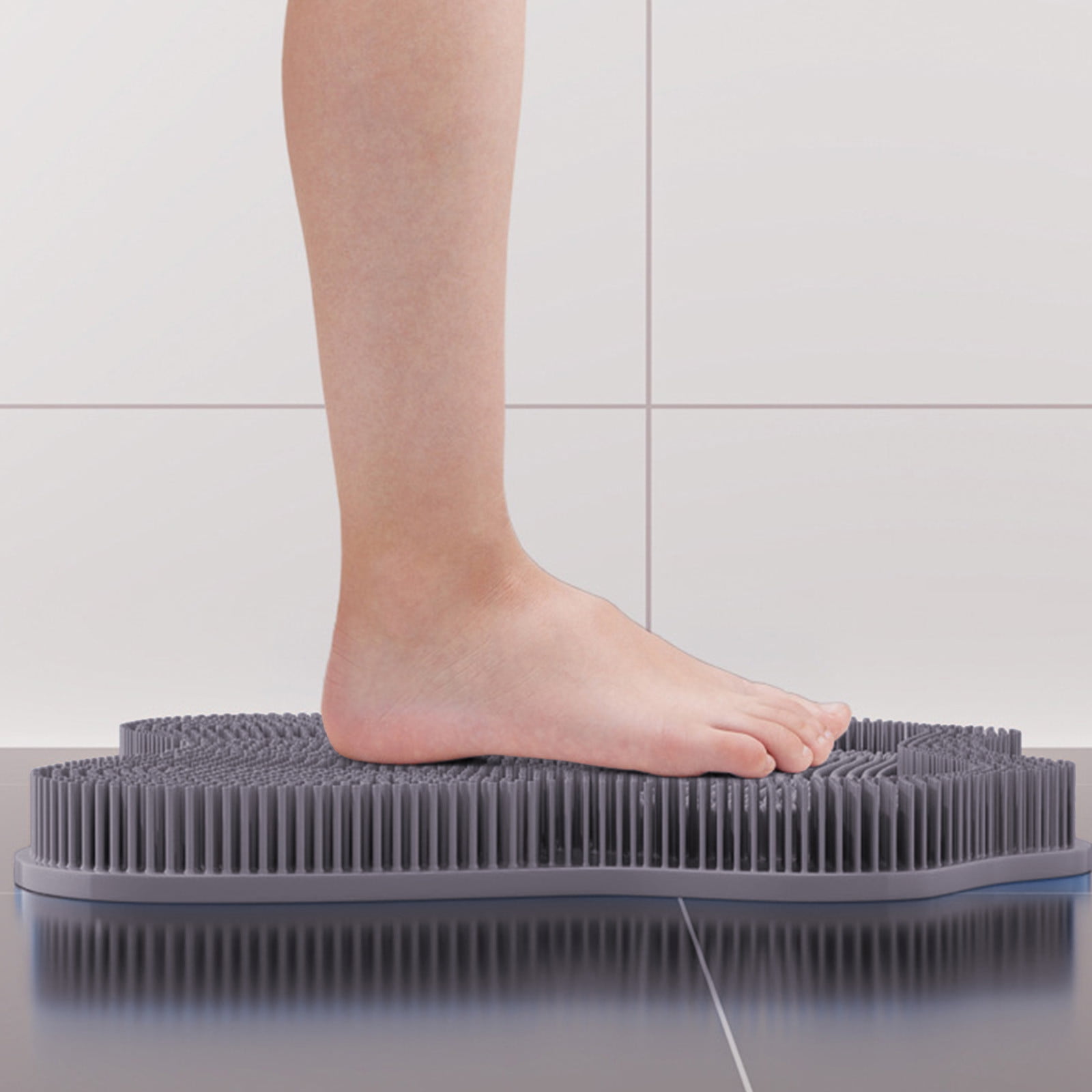 Acupressure Bath Mat, Textured Foot Massage Mat, Silicone Shower Floor ...