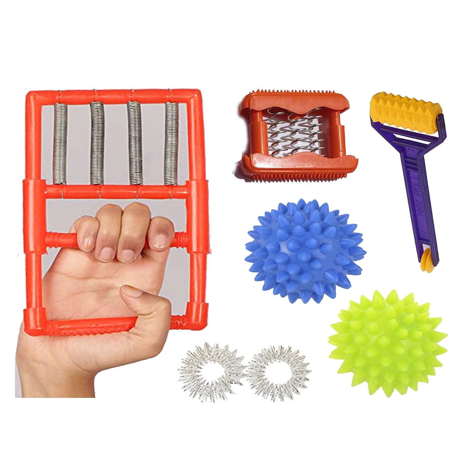 Acupressure Hand & Wrist Braces Exerciser combo kit multi tools ...