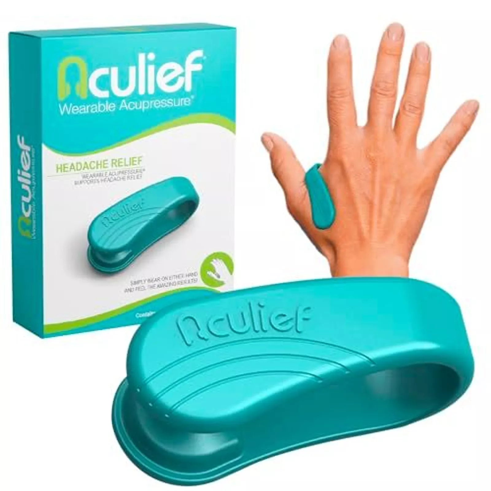 Acupressure Headache & Tension Relief Wearable Clip- 1 Pack (Regular ...