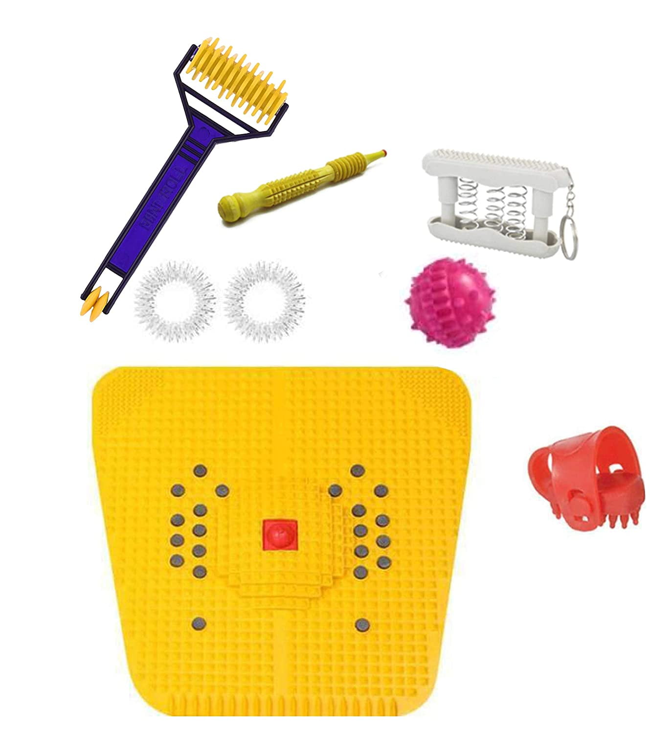 Acupressure Kit Combo with Wooden Accessories pocket thumb sujok ball ...