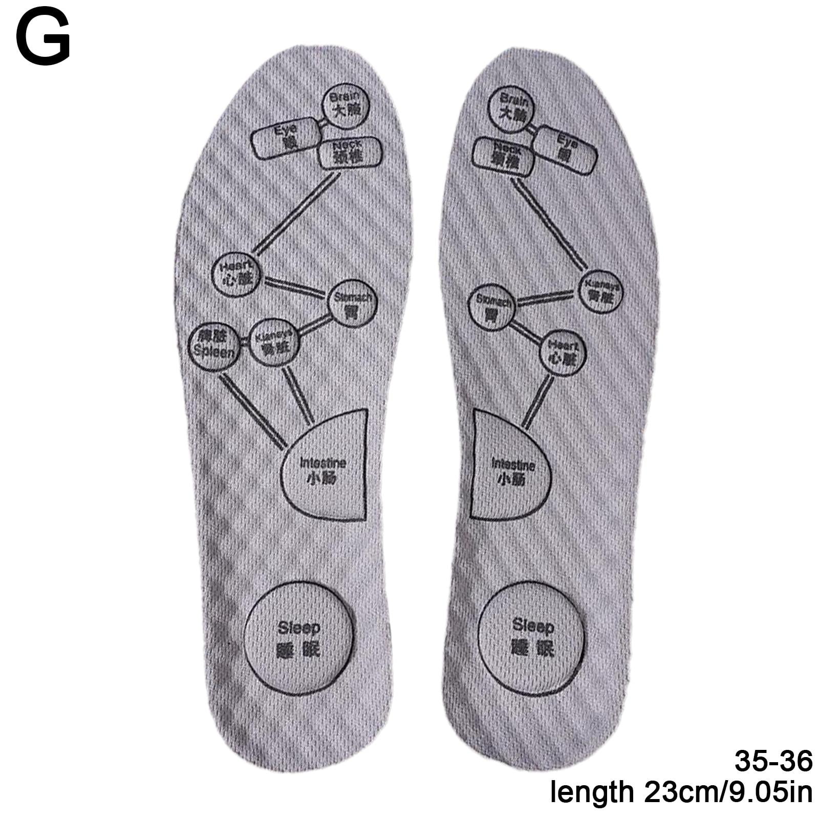 Acupressure Massage Insoles For Men/Women Shoe-pad breathabl Therapy ...