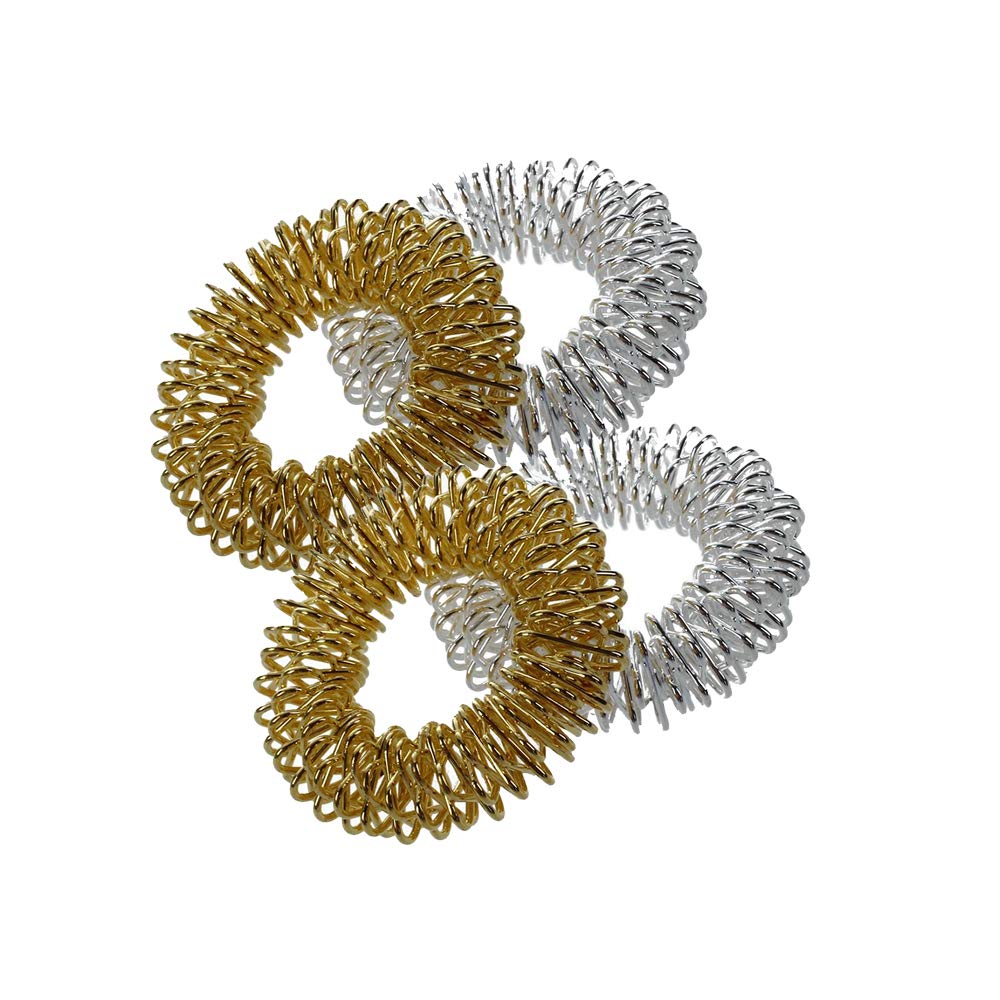 Acupressure Massage Rings - 4pcs Medicine Acupressure Massage Rings ...