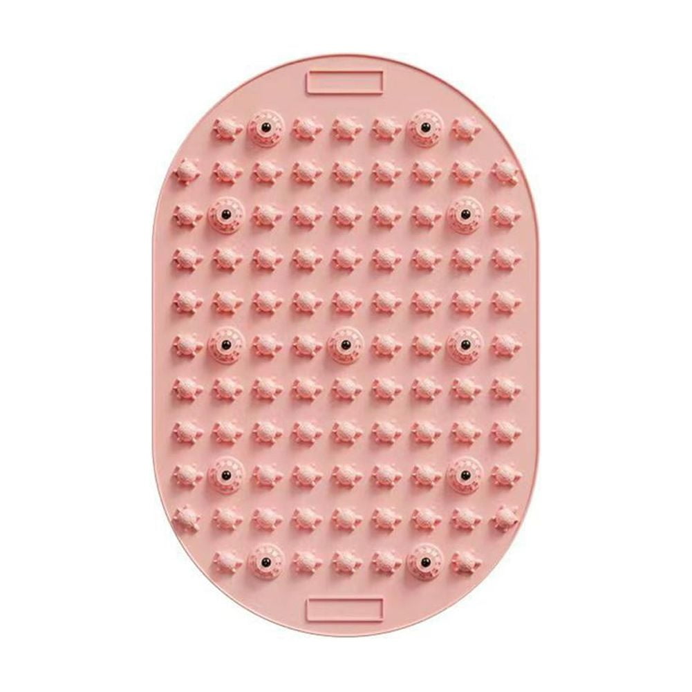Acupressure Mat Soft Silicone Fingerprinting Board Foot Massage Pad In ...