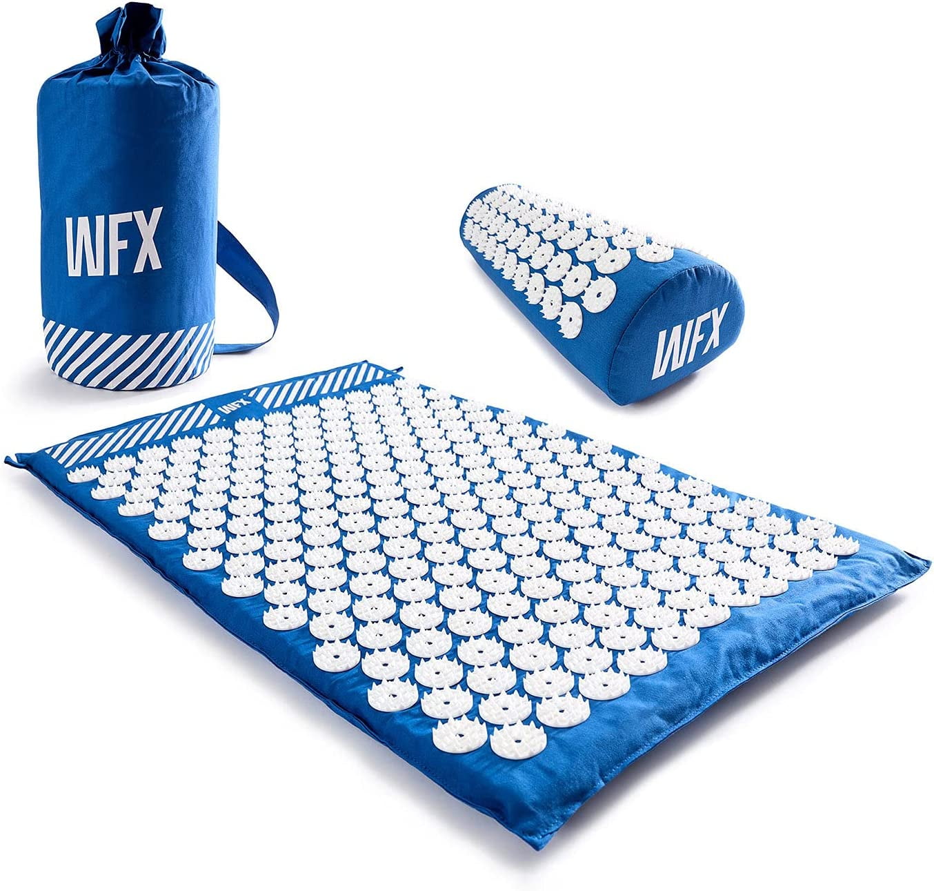 Acupressure Mat and Pillow Set - Relieves Stress, Back, Neck, and ...