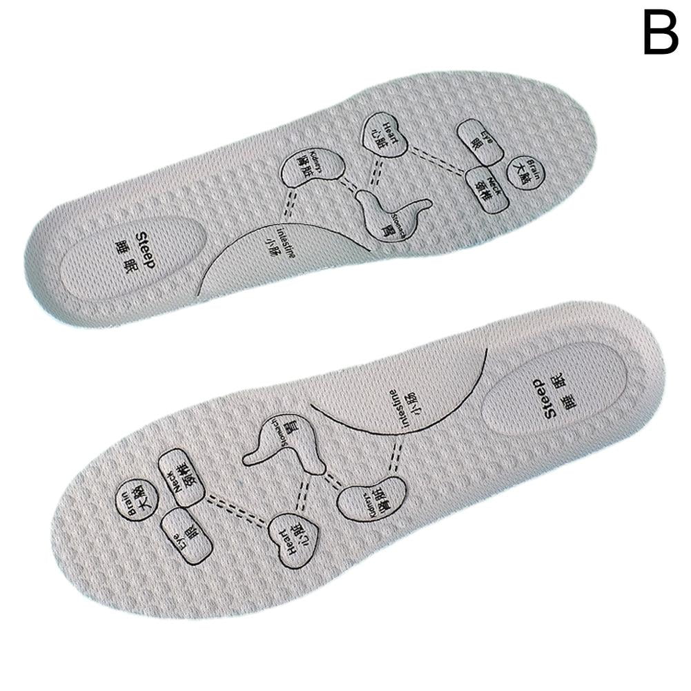 Acupressure On Foot Insoles For Shoes Breathable Deodorant Sport ...