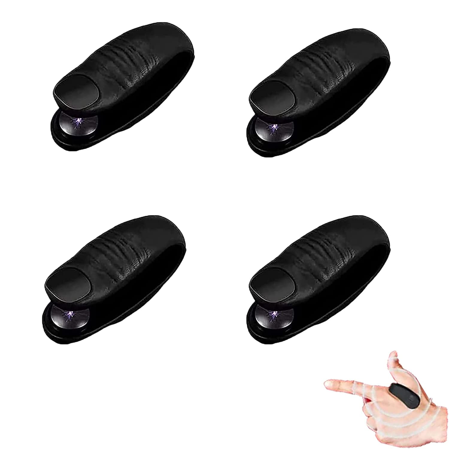 Acupressure Point Clip (4Pcs Black) - Walmart.com