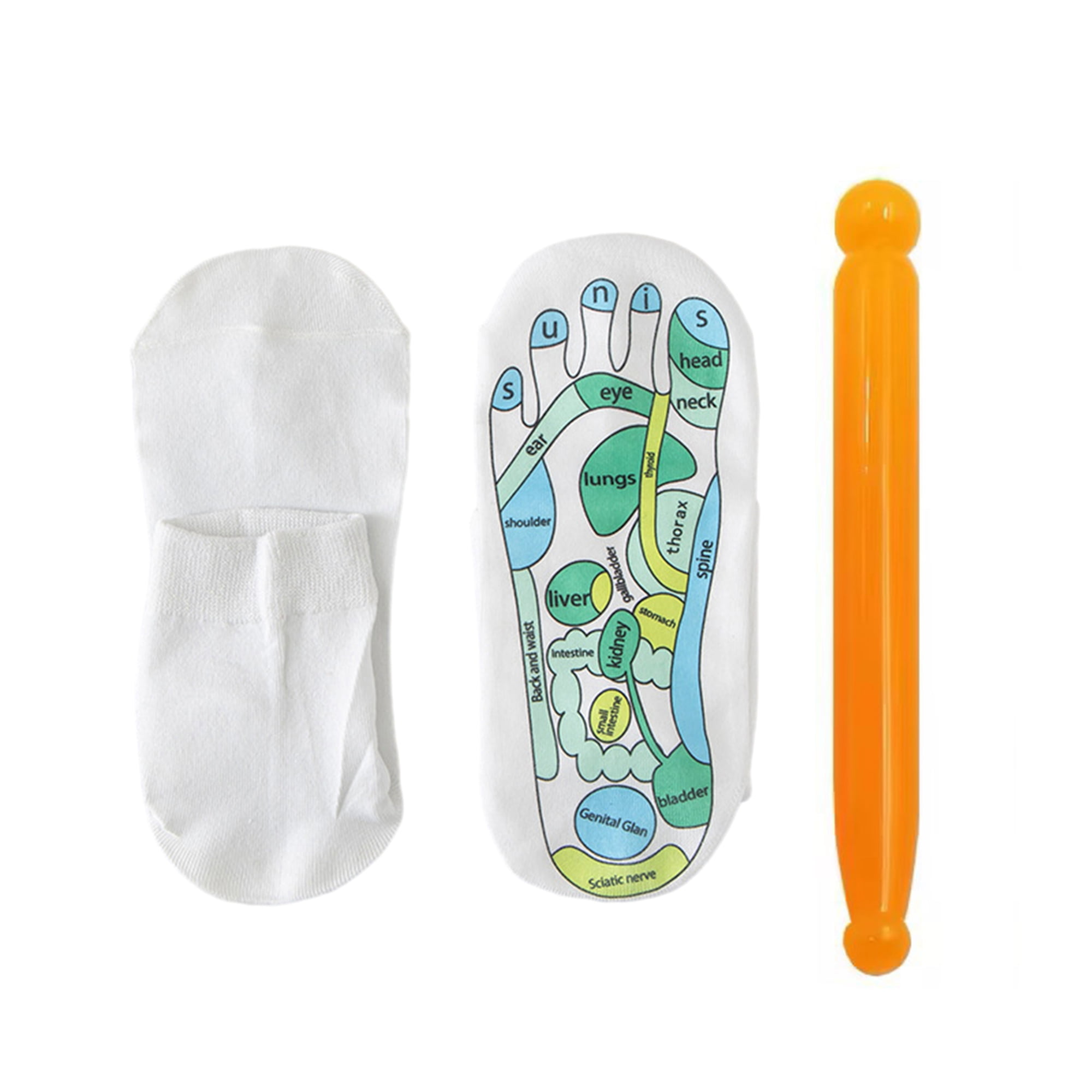 Acupressure Reflexology Socks Foot Massage Socks Pressure Point Socks ...