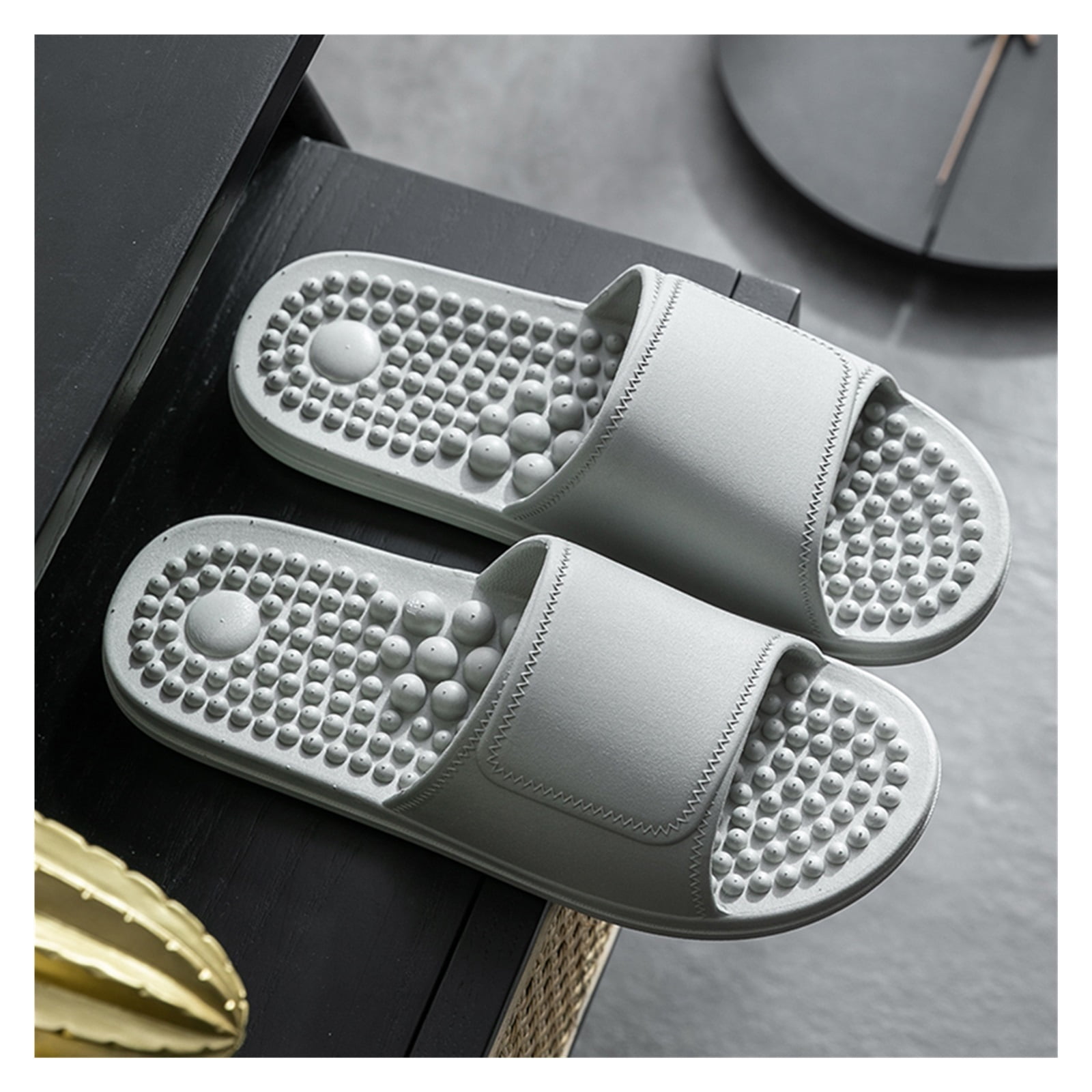 Acupressure Slippers,Foot Pain Relief Massage Slippers,Plantar ...