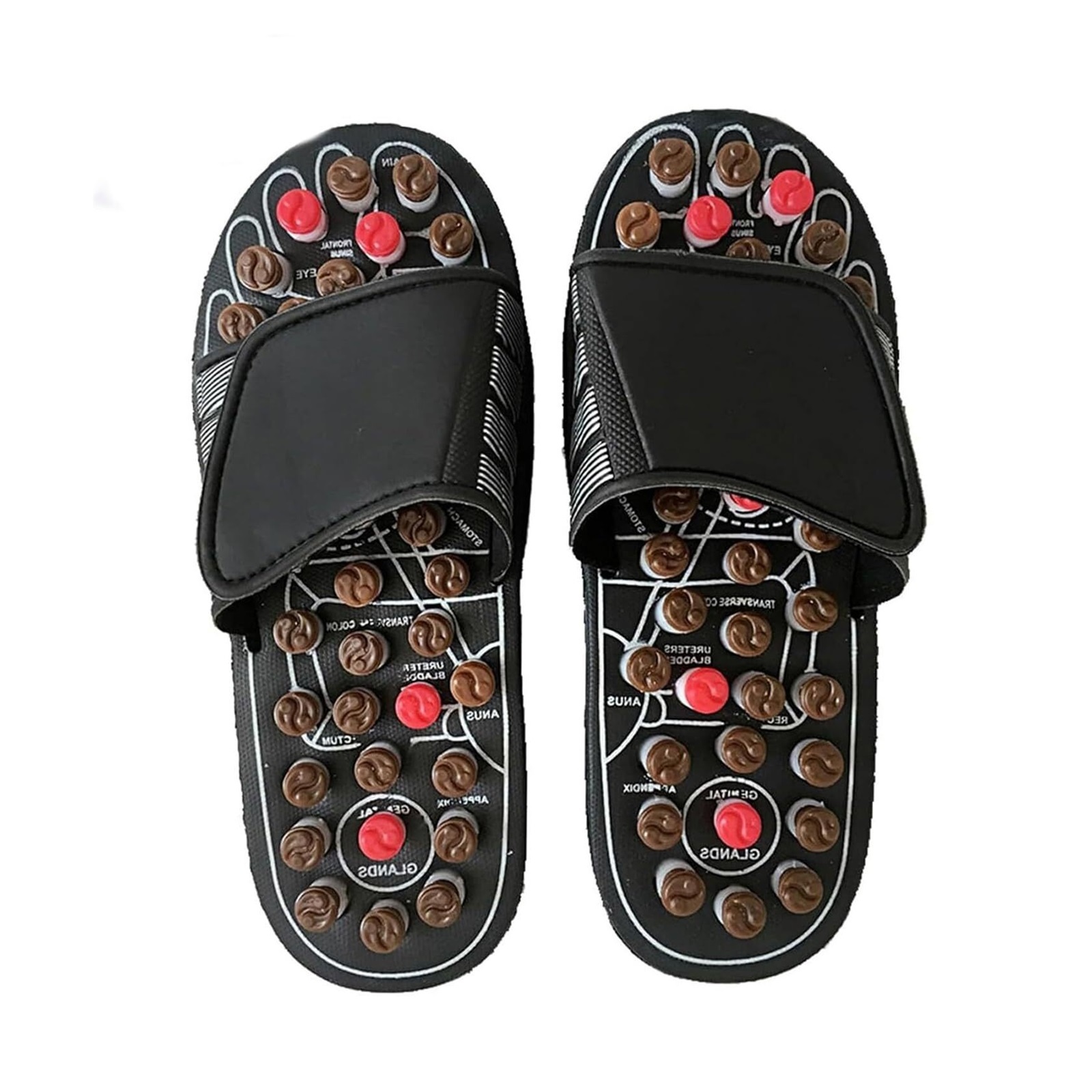 Acupressure Slippers, Reflexology Acupressure Massage Sandals Slides ...