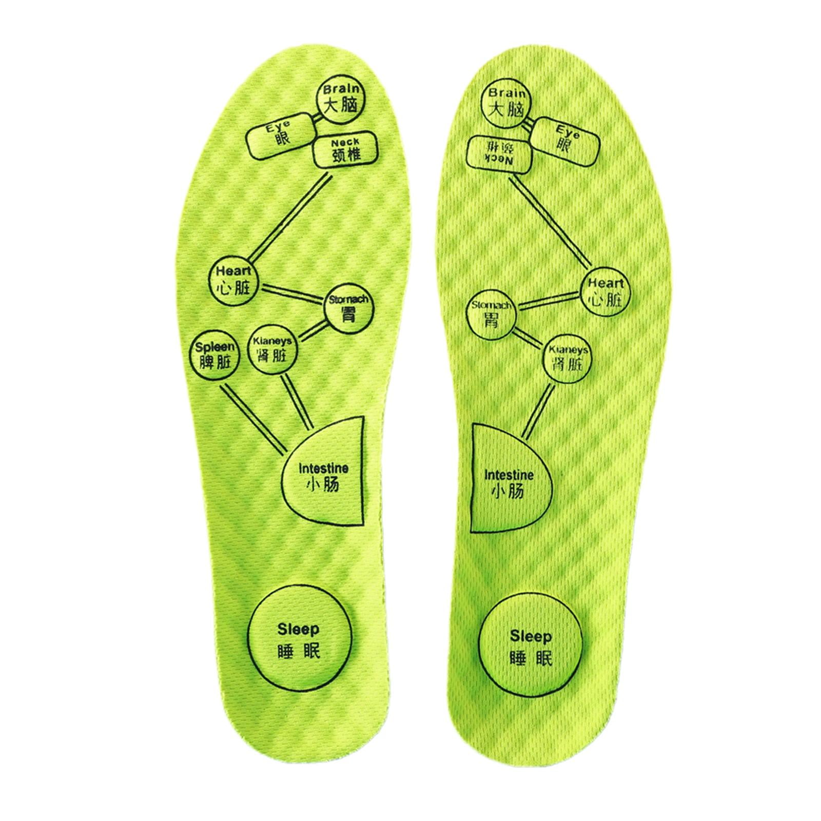 Acuprure Massage Insoles For Men/Women Shoe-pad Therapy breathabl Foot ...